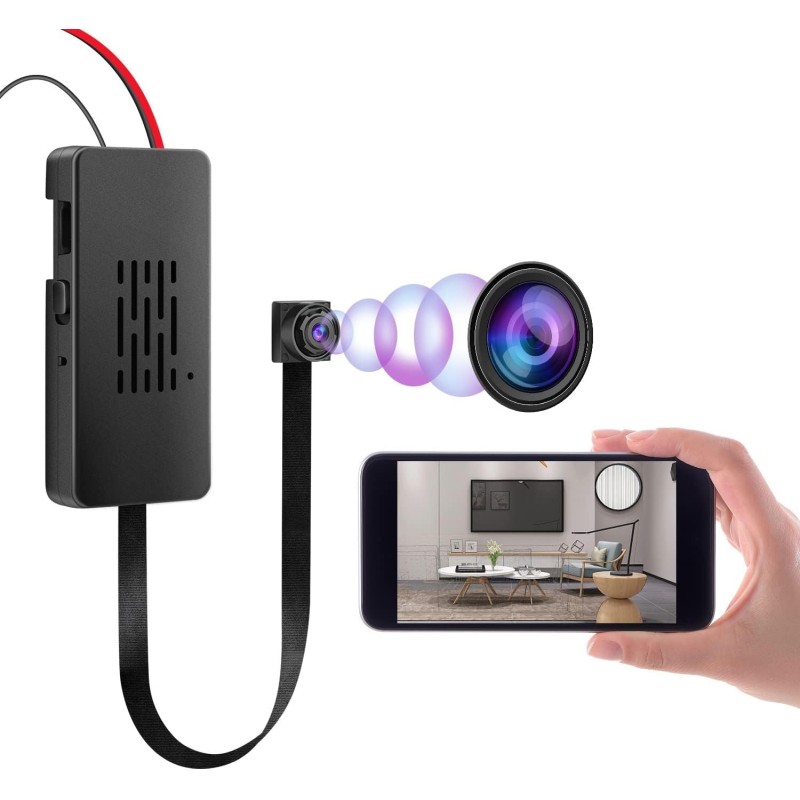 WIFI camera with battery accessible remotely
