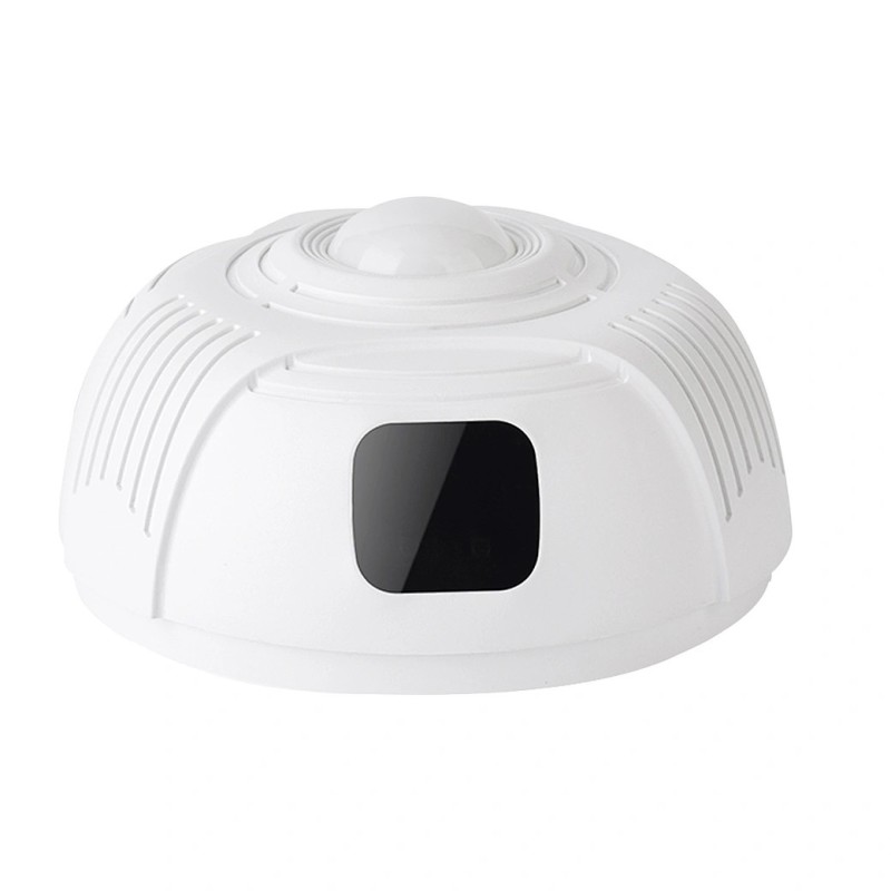 Smoke detector WIFI camera long autonomy rotating 330°