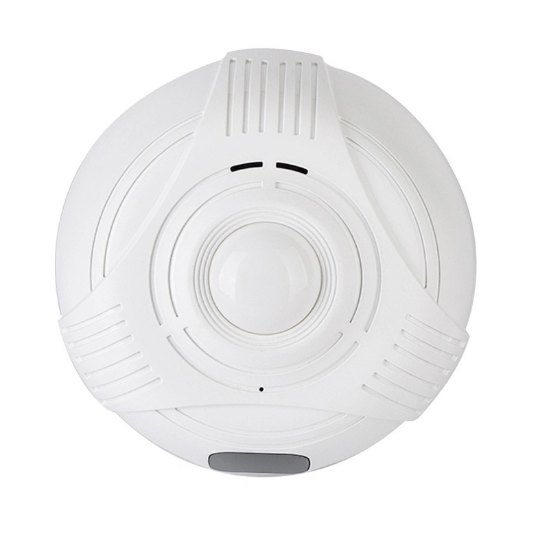 Smoke detector WIFI camera long autonomy rotating 330°